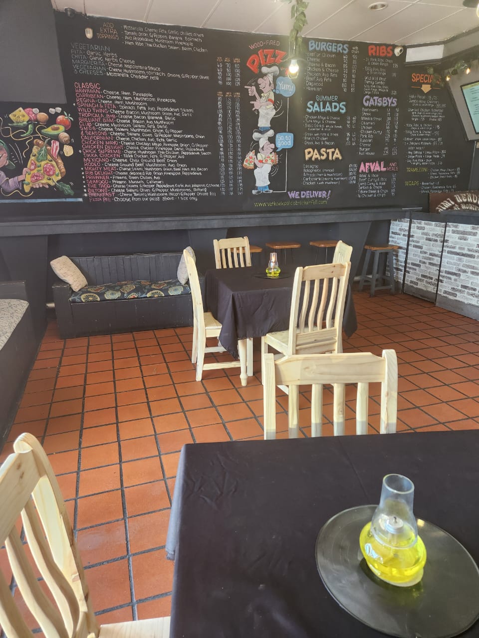 Menu - Vetkoek Paleis Brackenfell